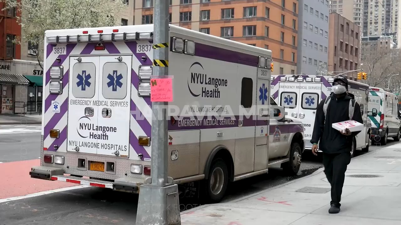 Outdoor NYC Hospitals COVID NYC Lockdown - Shatravka Media