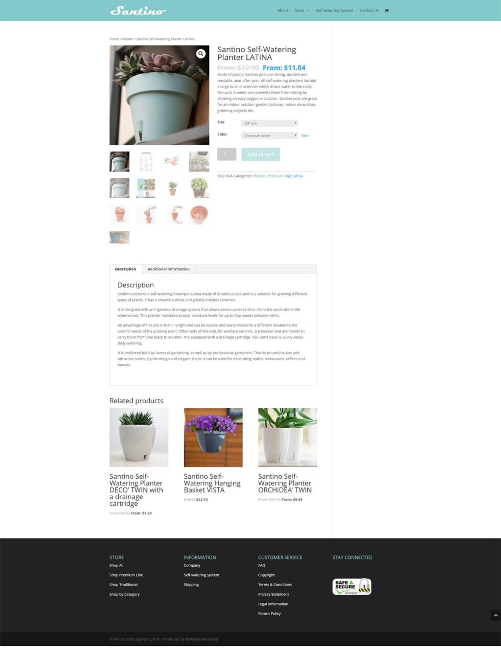 Santino Planters - SHATRAVKA MEDIA